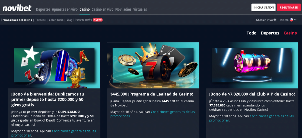 NOVIBET | Apuestas y Casino | Análisis + Bonos de Bienvenida