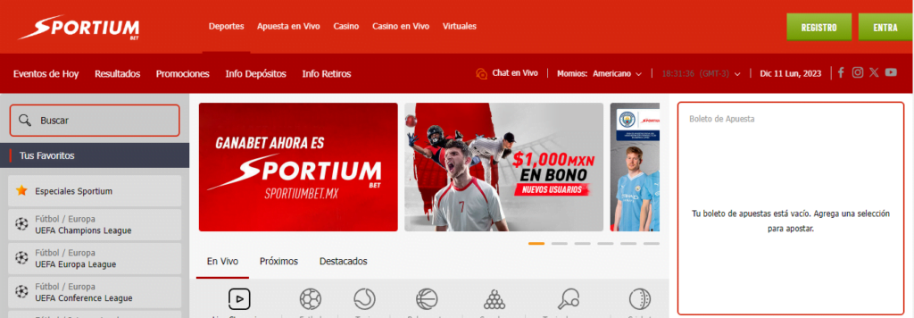 Sportiumbet | Apuestas y Casino | Análisis + Bonos de Bienvenida - Estoestenis