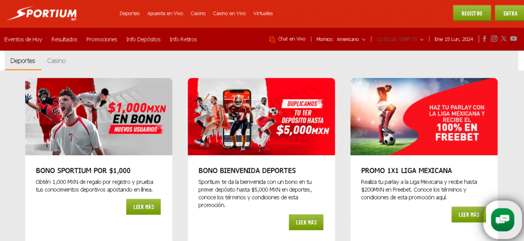 SPORTIUMBET | Análisis + BONOS en Apuestas y Casino